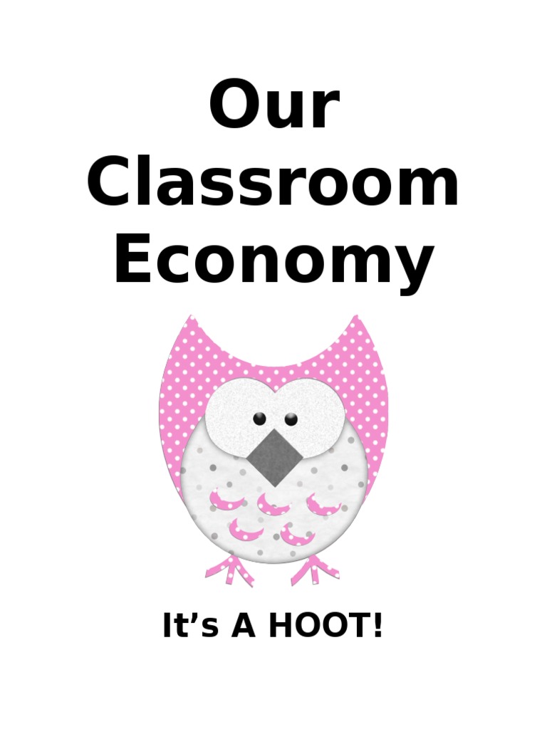 Classroom Economy Posters | PDF | Career & Growth | Finance & Money ...