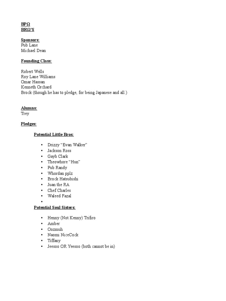 Frat Constitution | PDF