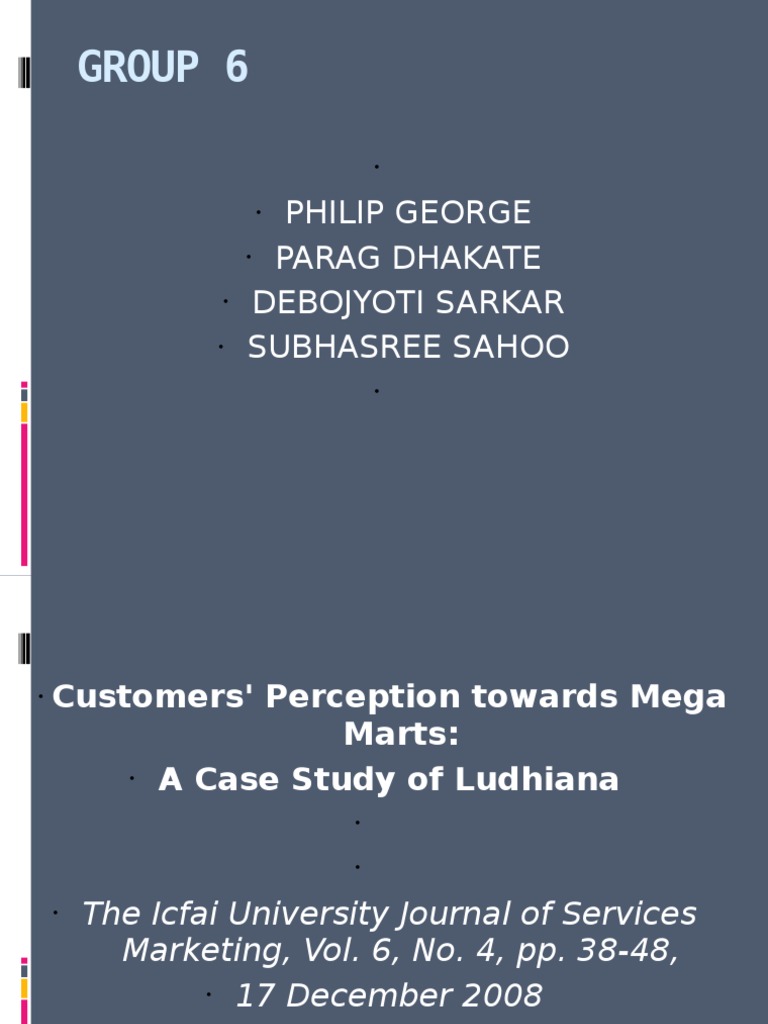 Mega Mart A Case Study On Ludhiana | PDF | Retail | Market (Economics)