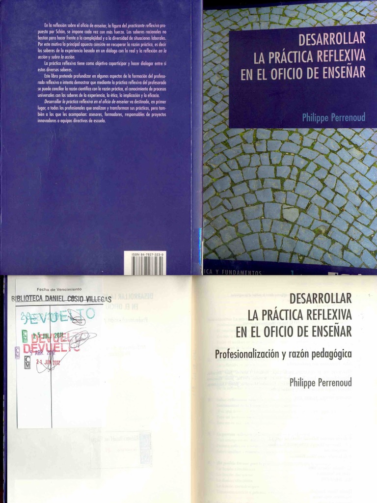 Desarrollar La Práctica Reflexiva en El Oficio de Enseñar - Philippe Perrenoud | PDF