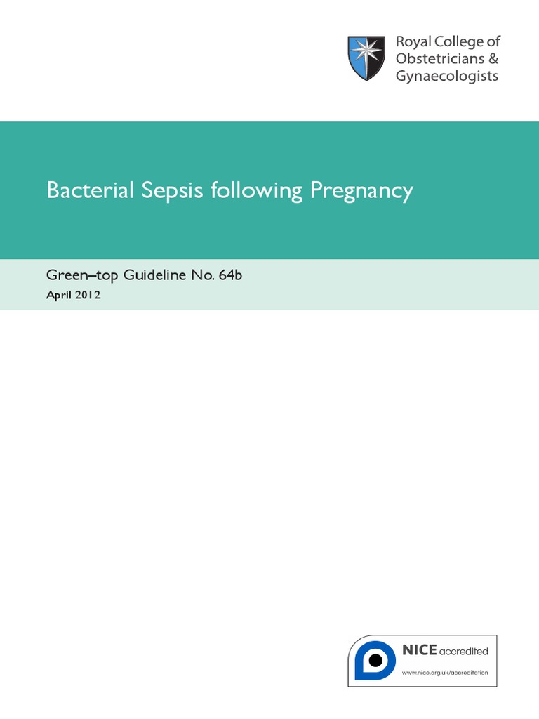 Bacterial Sepsis Following Pregnancy | PDF | Sepsis | Methicillin ...