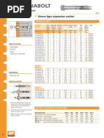 Dyna Bolt Technical Data | PDF | Screw | Building Engineering