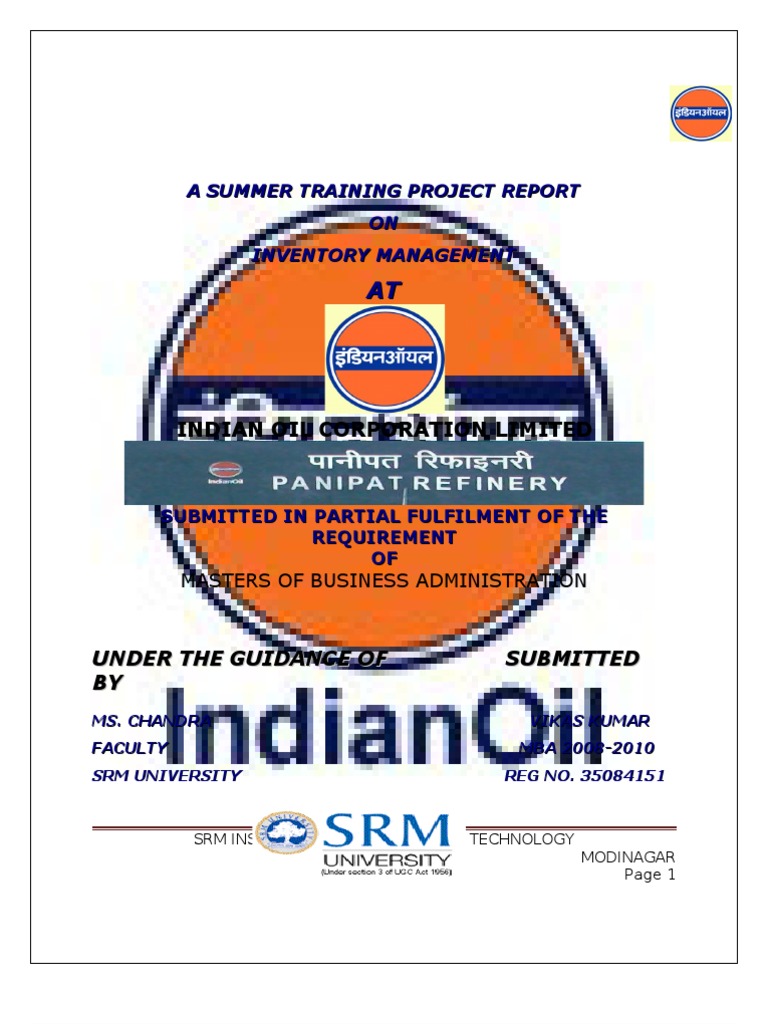 Indian Oil | PDF | Oil Refinery | Petroleum