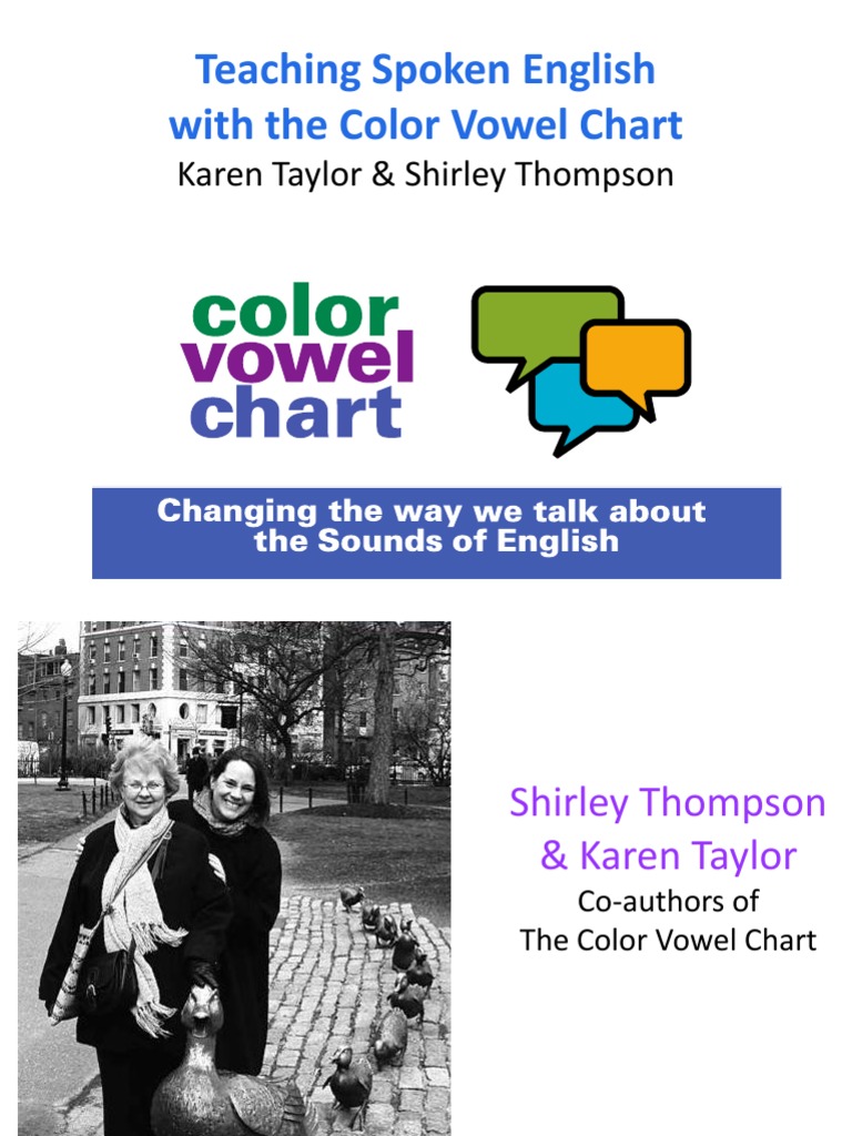 Teaching Spoken English With The Color Vowel Chart Webinar Presentation