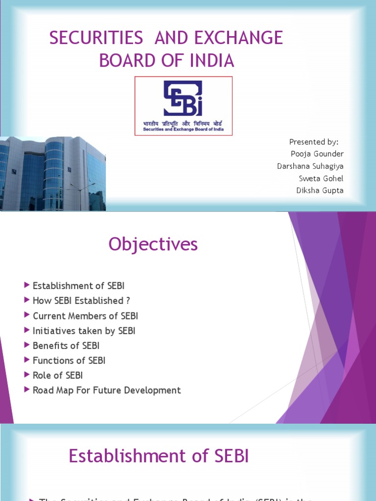 sebi.ppt | Mutual Funds | Securities (Finance)