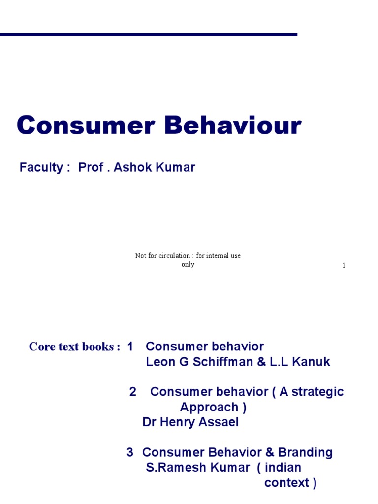 Consumer Behaviour Schiffman 9th Edition | PDF | Attitude (Psychology ...