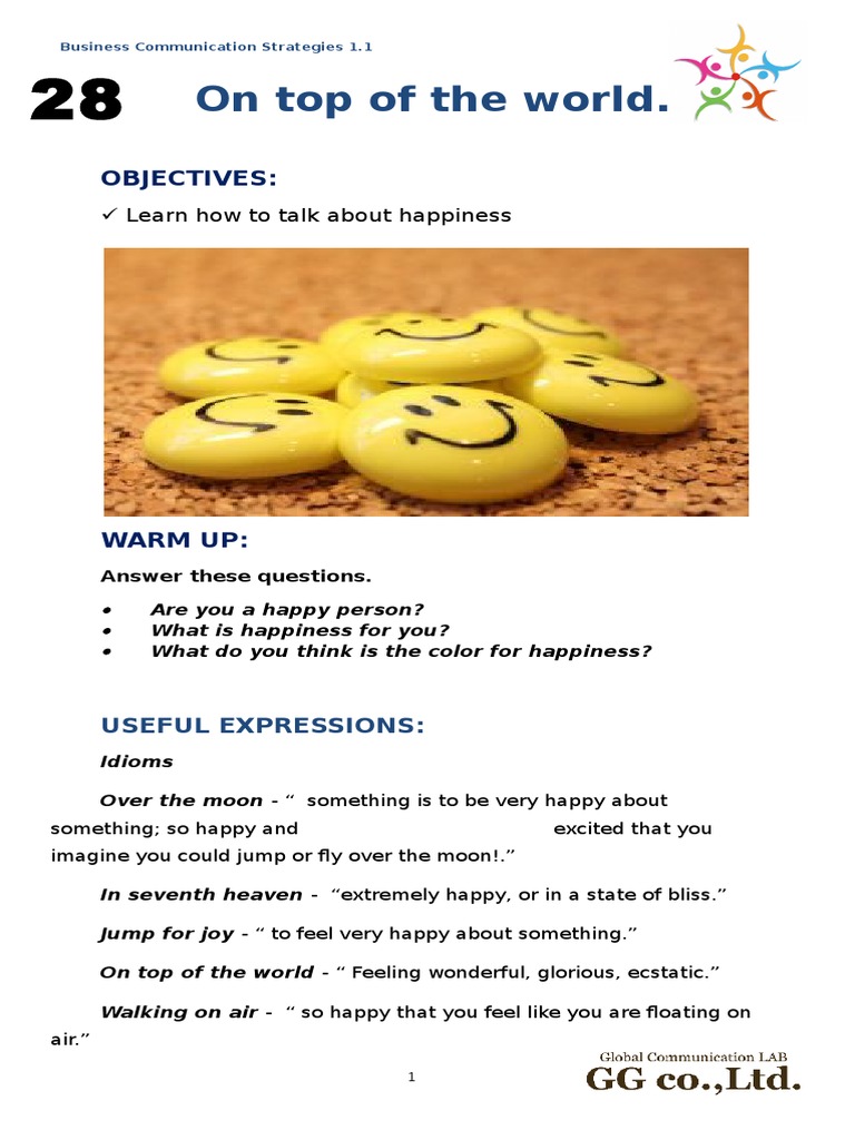 UNIT 28 - Happiness | PDF | Career & Growth | Language Arts & Discipline