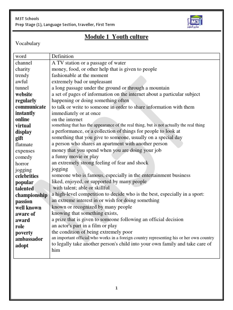 Traveller English Vocabulary Guide | PDF | Adverb | Style (Fiction)