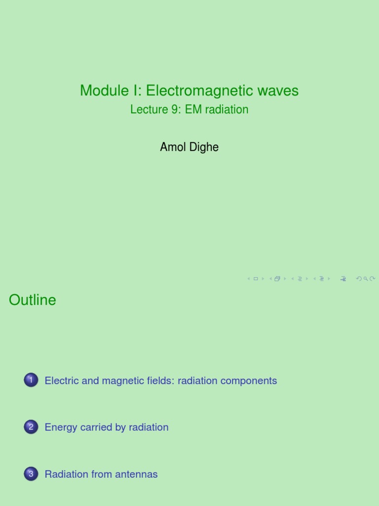 Em Waves | PDF | Electromagnetic Radiation | Antenna (Radio)