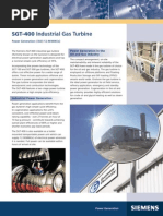 7FA Gas Turbine GT DataSheets | PDF | Turbine | Gas Turbine