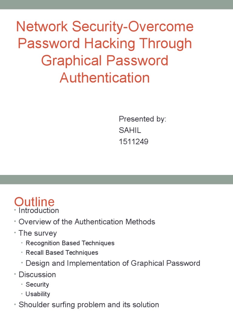 Graphical Password | PDF | Password | Security Technology