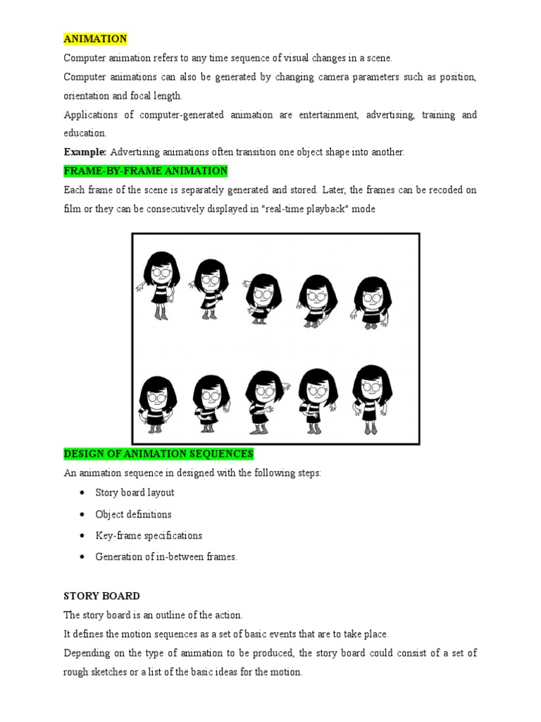 Animation | PDF | Computer Animation | Kinematics