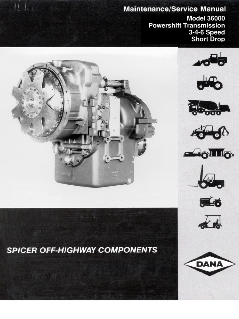 Dana 36000 Series Service Manual | PDF