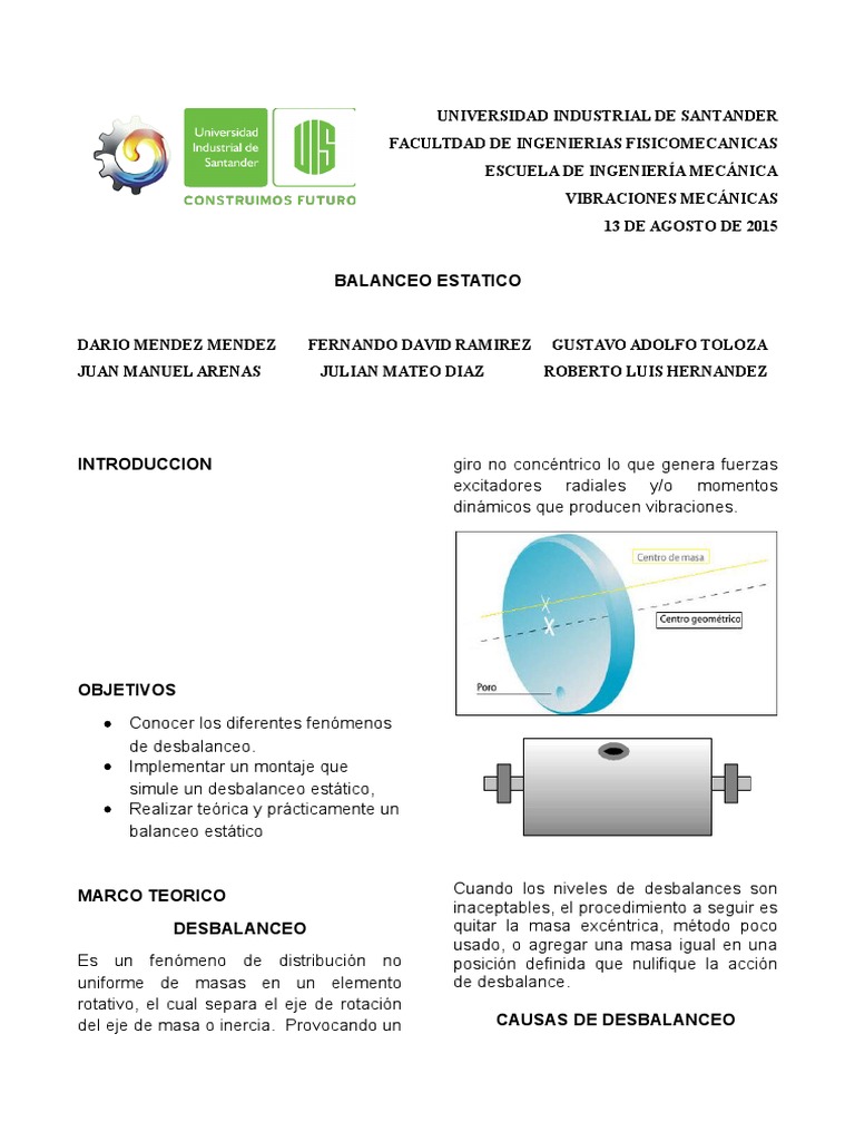 Balanceo Estatico | PDF | Rotación | Fase (ondas)