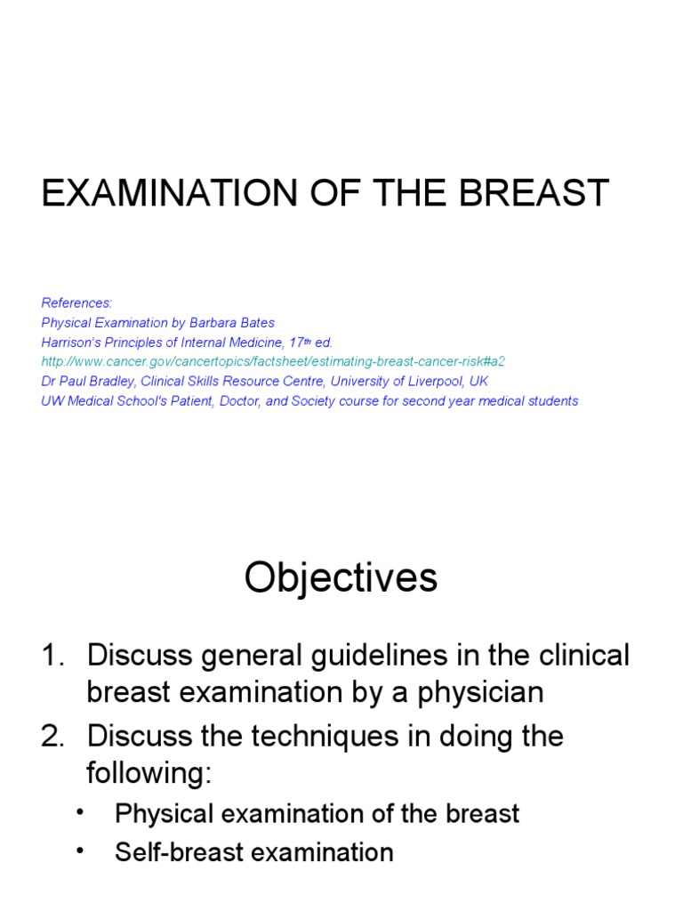 Breast Examination - A | Breast Cancer | Breast