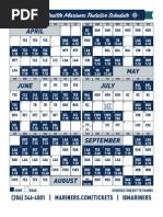 2026 Toronto Blue Jays Schedule | PDF | Major League Baseball