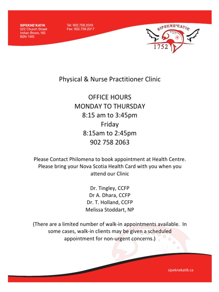 Physical Clinic Notice | PDF | Wellness