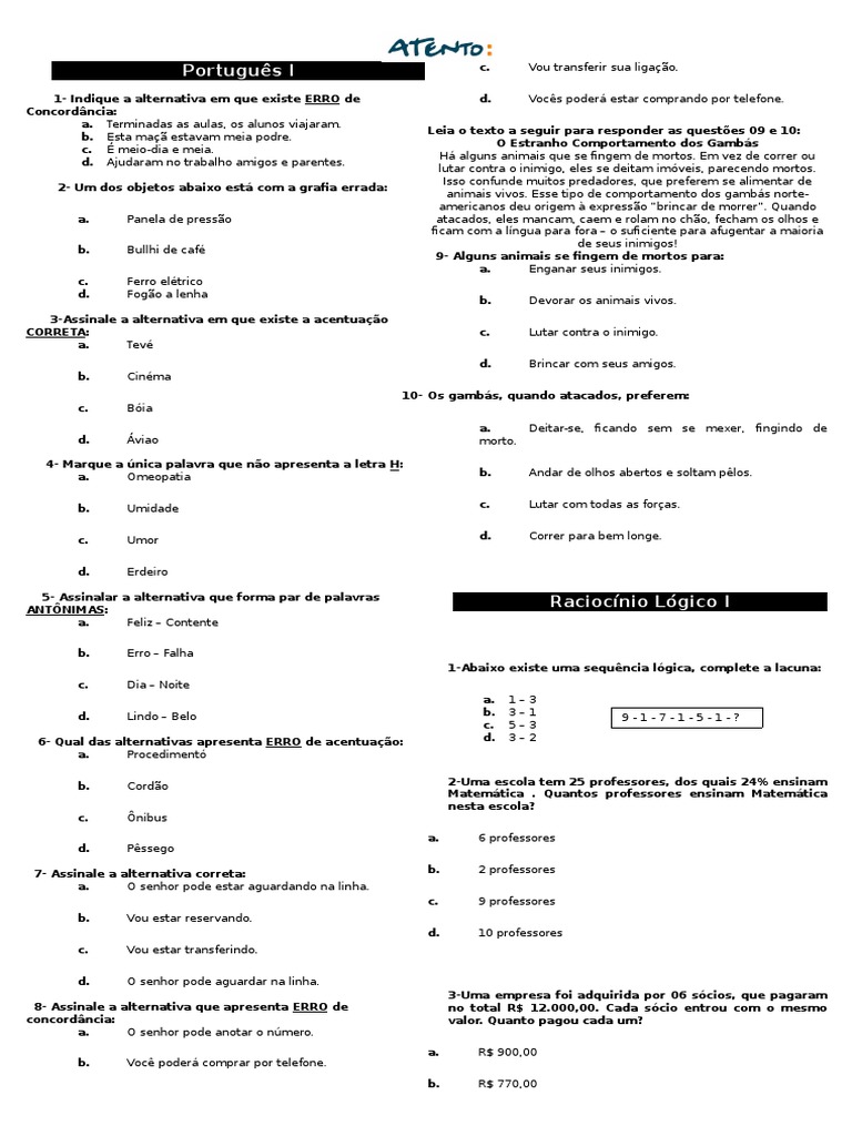 PROVAS de conhecimentos gerais | Portugal | Videogames