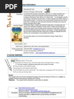 French Syllabus 6th Grade | PDF | Homework | Teaching