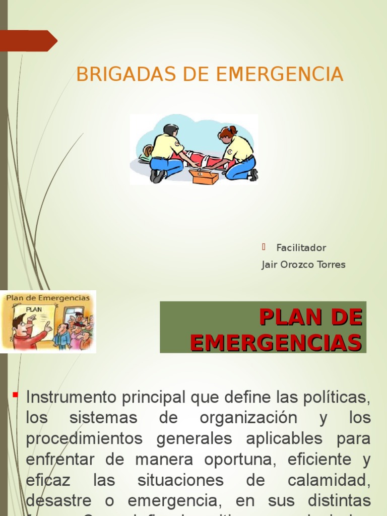 Introduccion a La Brigada | Primeros auxilios | Evacuación de emergencia