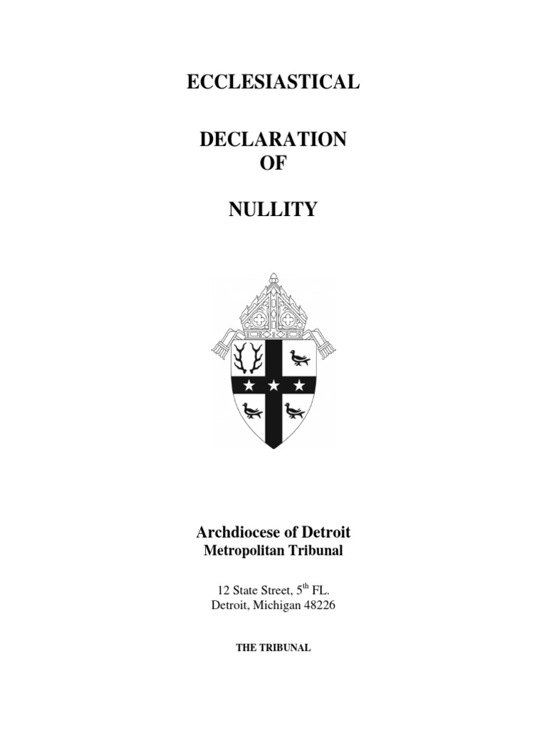 Catholic Annulment Application Guide | PDF | Marriage | Annulment
