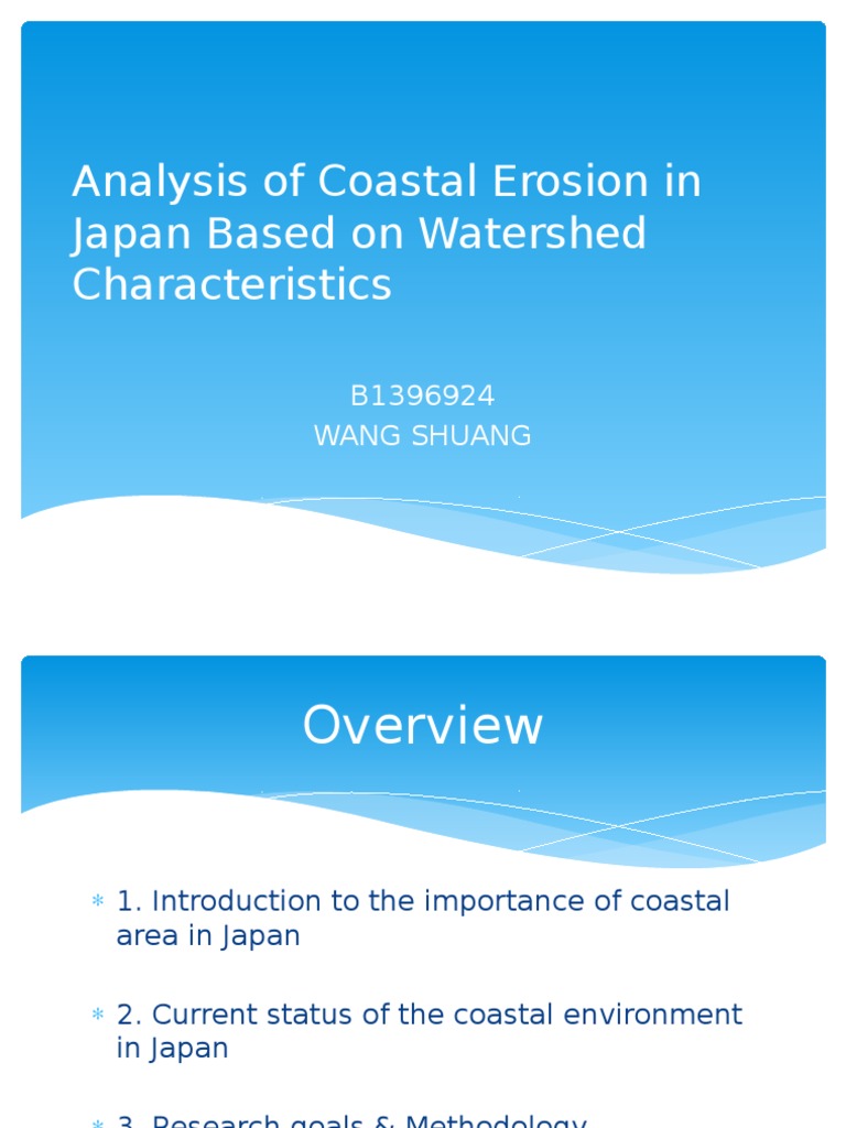 Coastal Erosion in Japan | PDF | Science & Mathematics