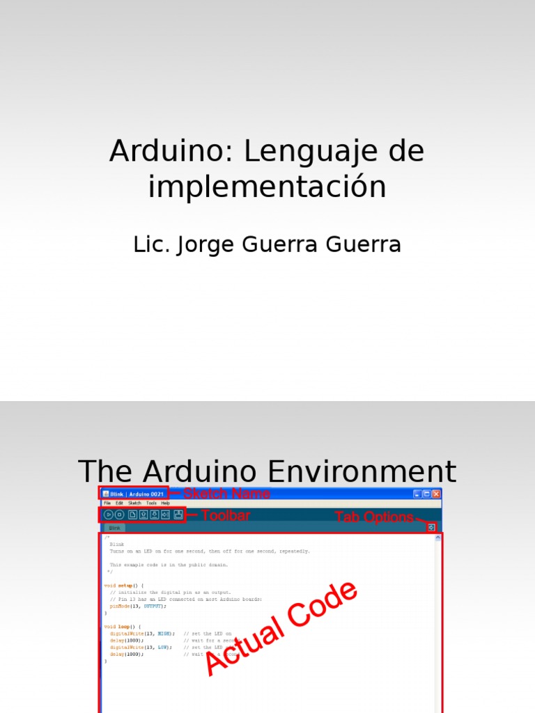 Arduino Lenguaje Guía Básica | PDF | Boolean Data Type | Control Flow