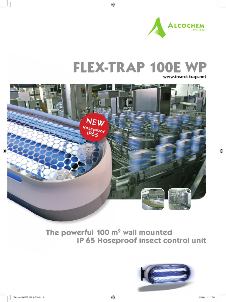 The Powerful 100 m2 Wall Mounted IP 65 Hoseproof Insect Control Unit: Introducing the Flex-Trap ...