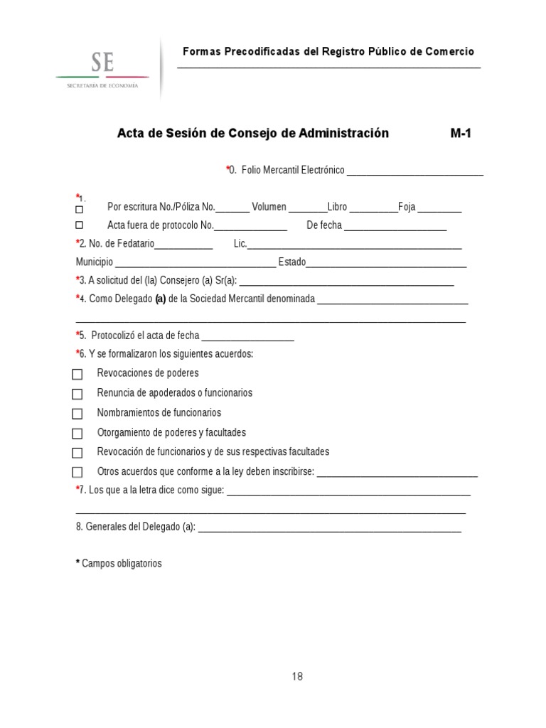 Formas Precodificadas Vigentes