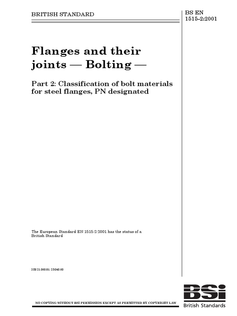 BS en 1515-2 | PDF | Screw | Strength Of Materials