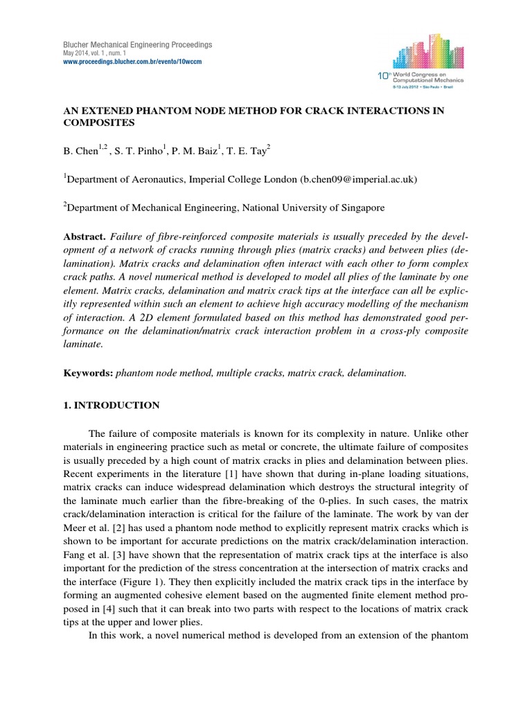 Phantom Node Method | PDF | Finite Element Method | Fracture