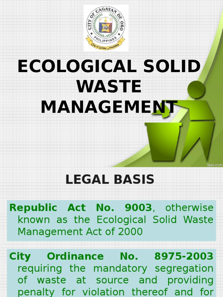 Ecological Solid Waste Management in the Philippines | PDF | Waste ...