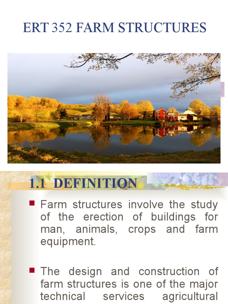 Farm Structures | PDF | Depreciation | Interest