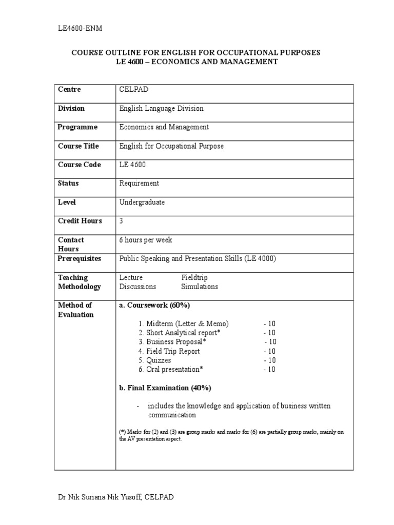 Eop | PDF | Memorandum | Negotiation