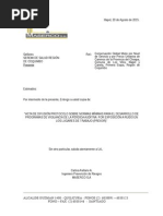 Carta Inspección Del Trabajo Entrega Reglamento Interno | PDF