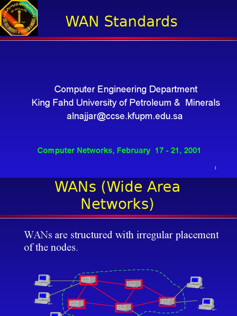 WAN Standards | PDF | Asynchronous Transfer Mode | Packet Switching