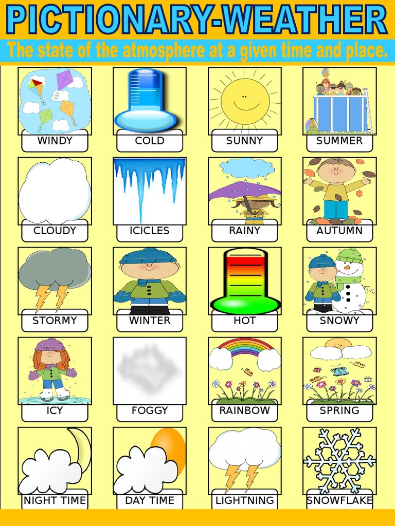 The Weather Pictionary | PDF