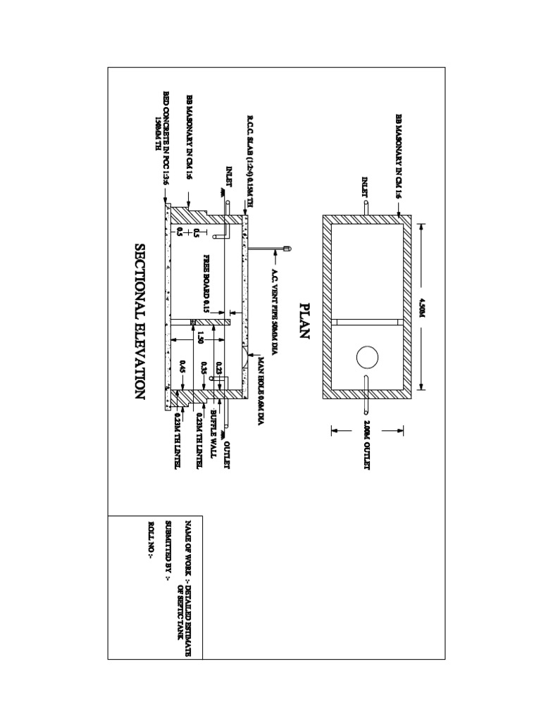 Septic Tank-Model PDF | PDF