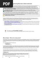 Running Record Cheat Sheet | PDF | Language Arts & Discipline