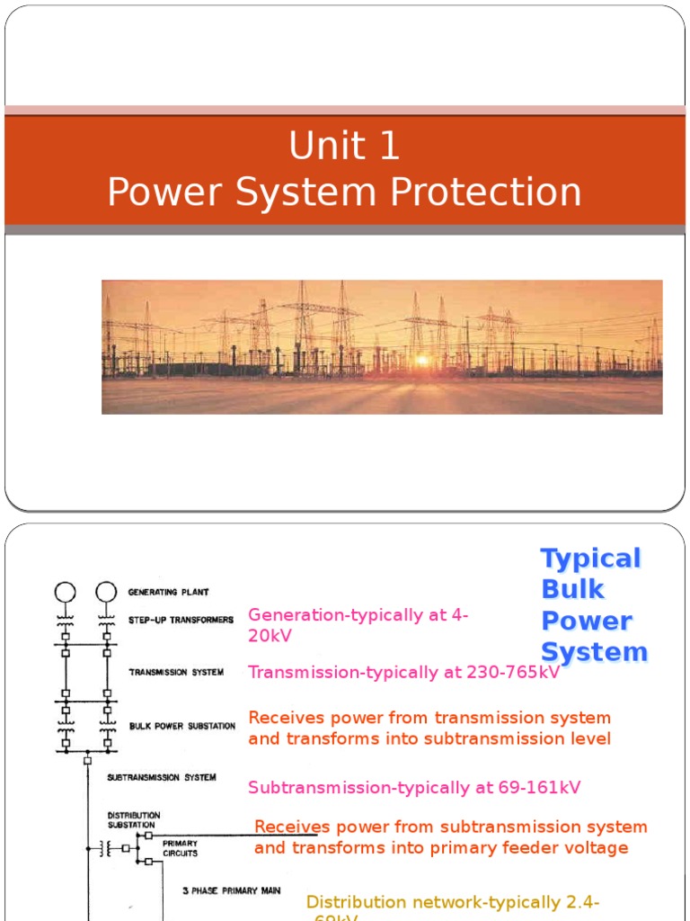 Power System Protection | PDF | Electric Power System | Electrical ...