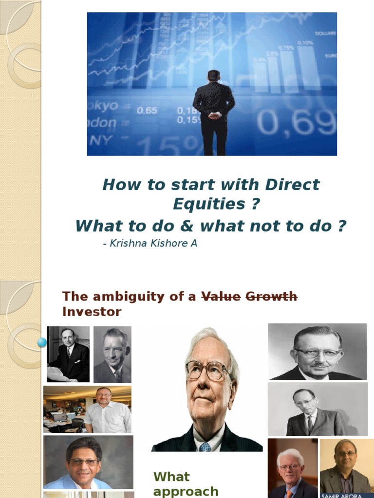 How To Start With Direct Equity | PDF | Stocks | Investor