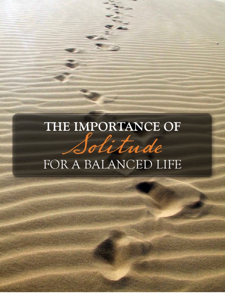 The Importance of Solitude | PDF | Henry David Thoreau | Walden