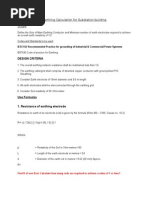IEEE 80 Earthing Design Calculations | PDF | Steel | Stainless Steel
