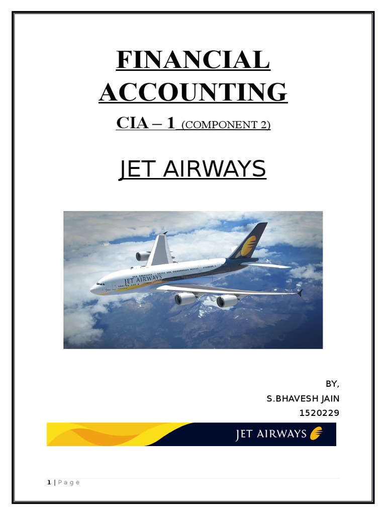 Jet Airways Accounting Principles | PDF