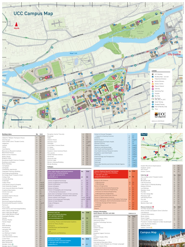 Ucc Campus Map Mappery Campus Map | PDF | Leisure