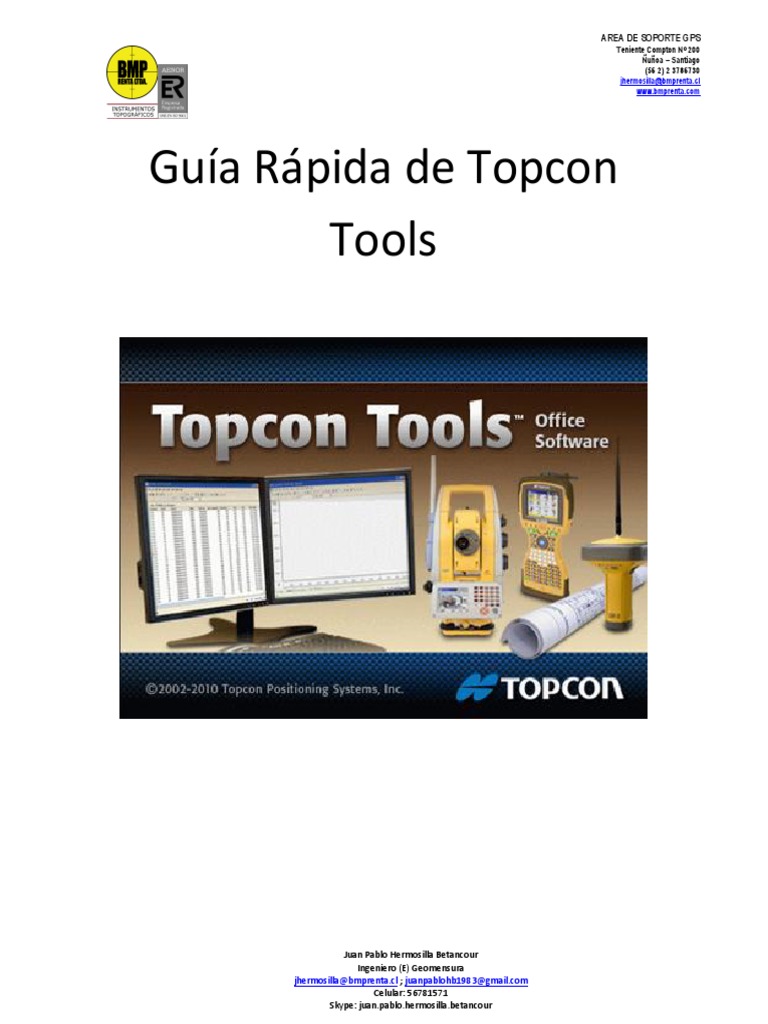 Topcon Tools Guia Rapida | PDF | Point and Click | Sistema de ...