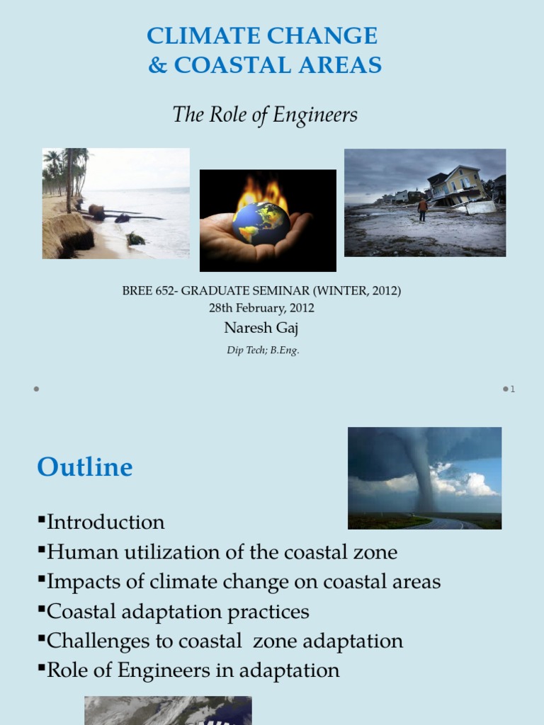 Climate Change and Coastal Areas - The Role of Engineers | PDF ...
