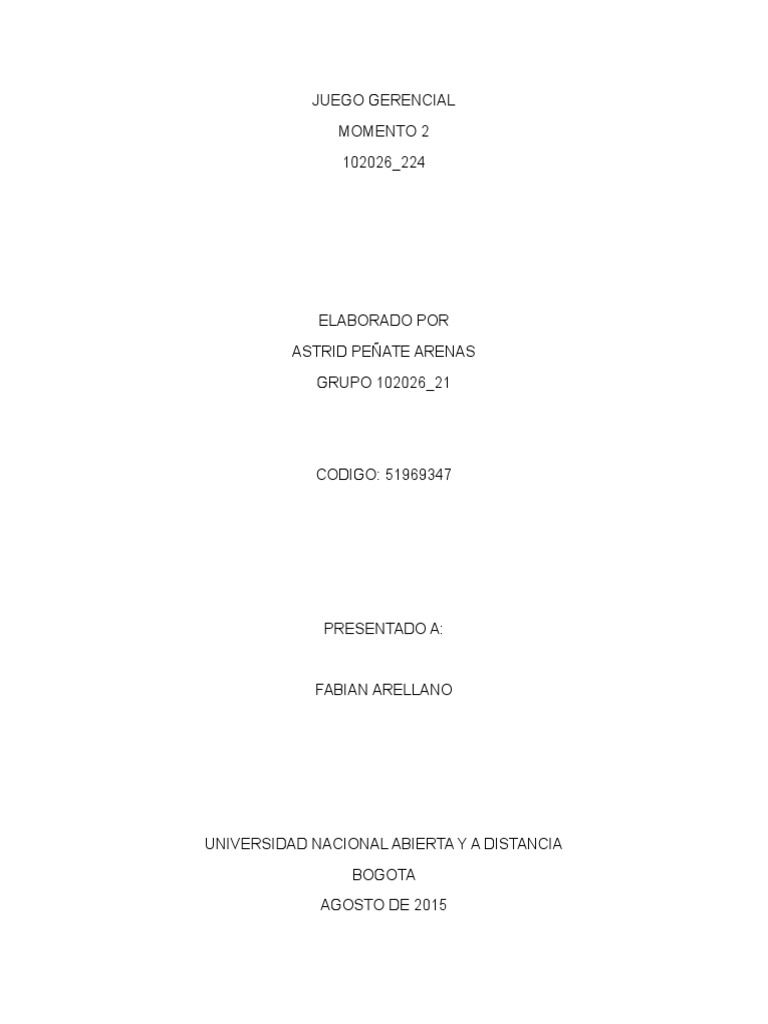 Momento 2 Astrid Peñate Arenas | PDF | Euro | Business