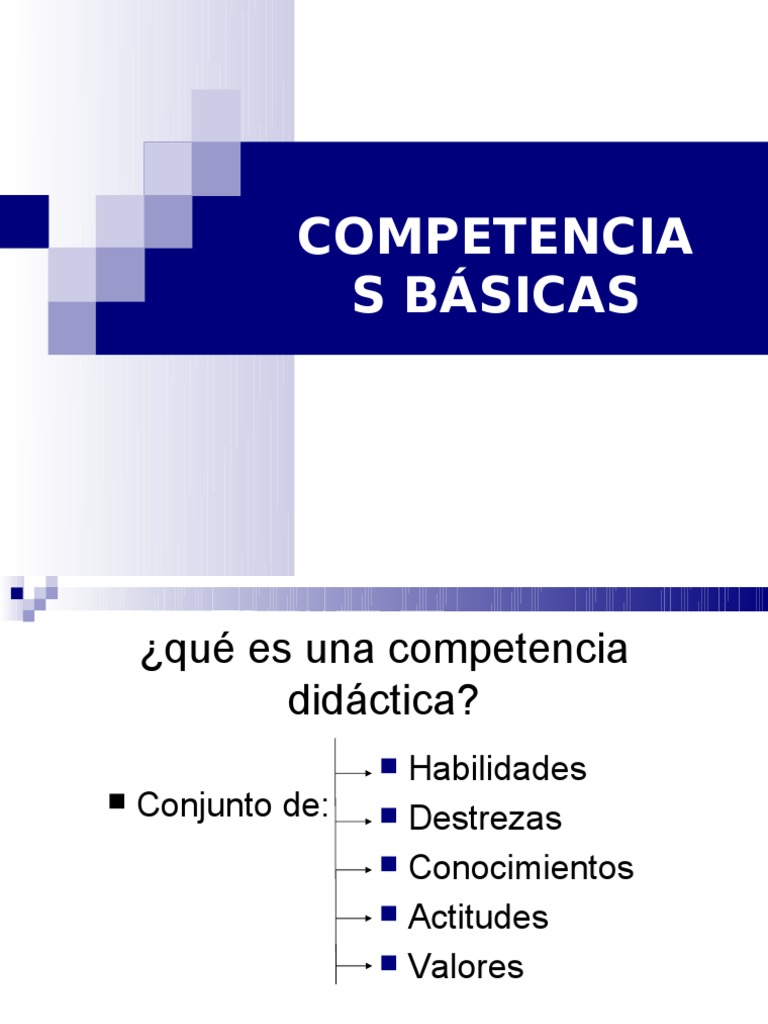 Competencia S Básicas | Aprendizaje | Conocimiento | Prueba gratuita de 30 días | Scribd
