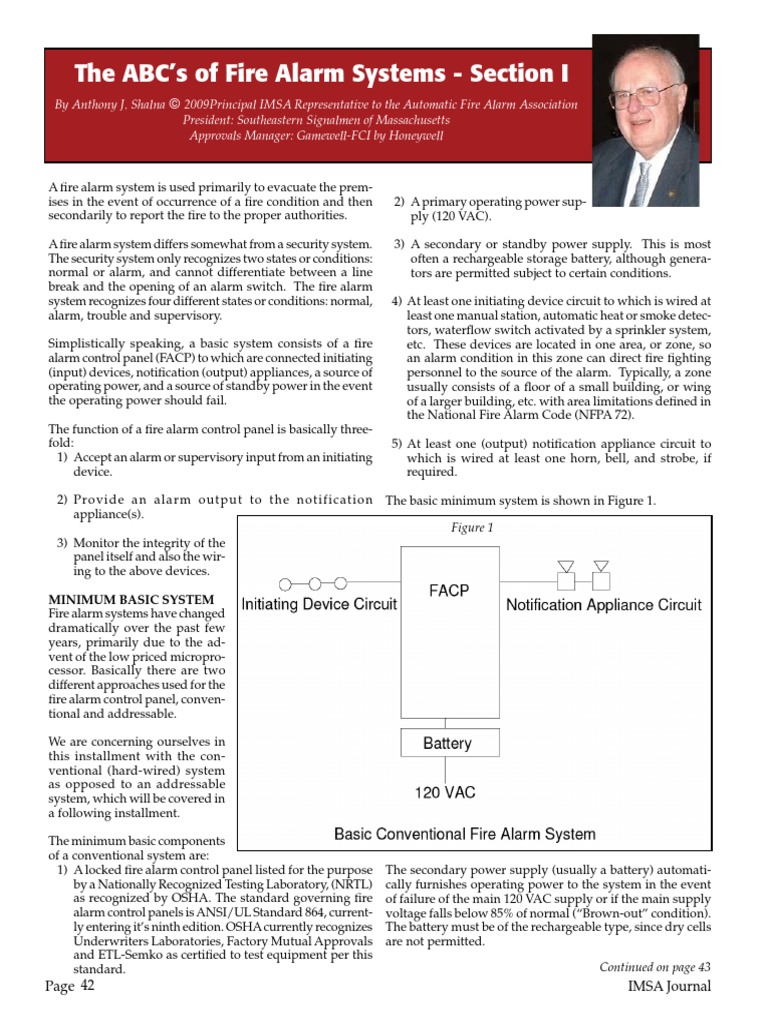 The ABC's of Fire Alarm Systems-Sec 1 | PDF